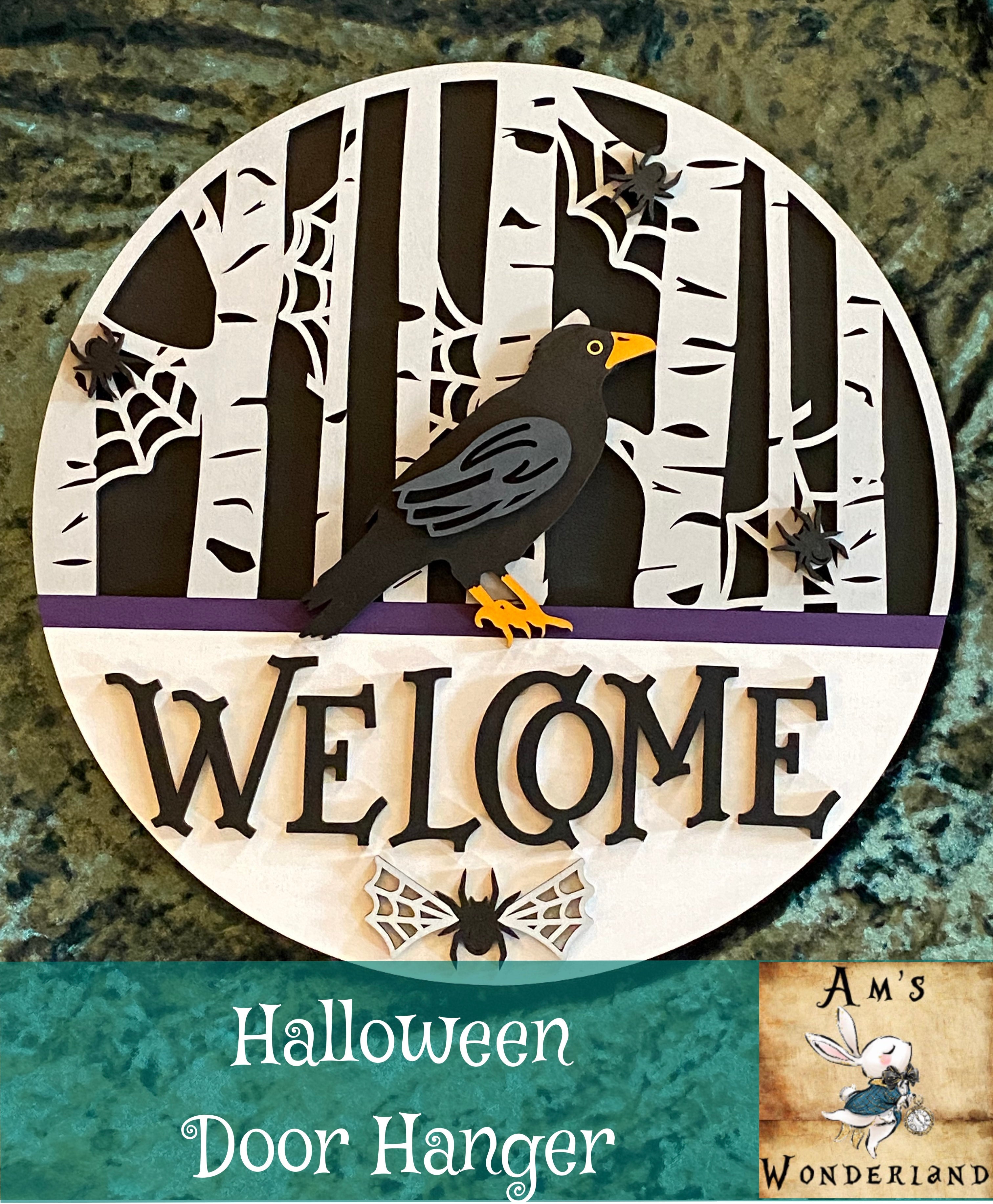 Raven Door Hanger | Am's Wonderland